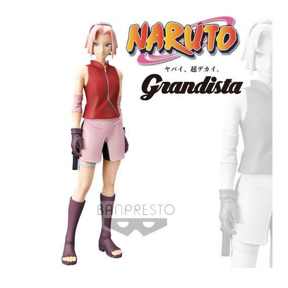 Bandai Banpresto Grandista Naruto Shippuden Shinobi Relations Haruno Sakura, Hobbies & Toys ...