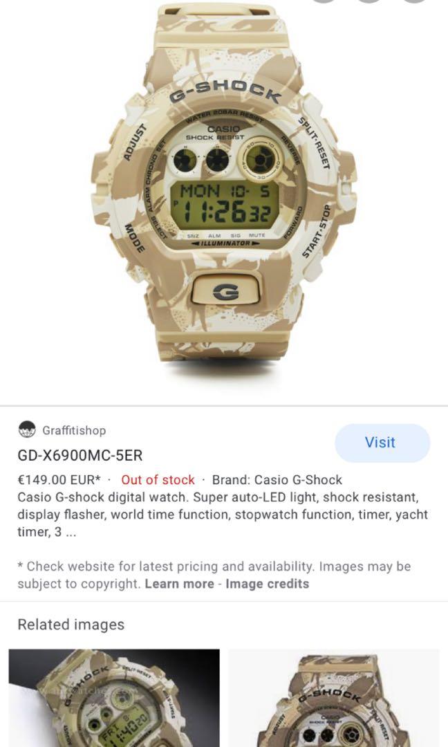 Casio G-Shock (Rare Color), Luxury, Watches on Carousell