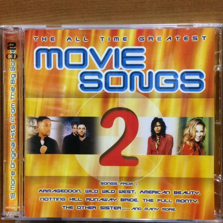 CD Sony The All Time Greatest Movie Songs CD + VCD, 興趣及遊戲, 音樂、樂器 & 配件 ...