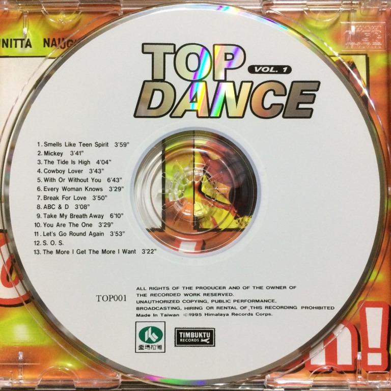 CD Top Dance Vol.1, 興趣及遊戲, 音樂、樂器 & 配件, 音樂與媒體 - CD 及 DVD - Carousell