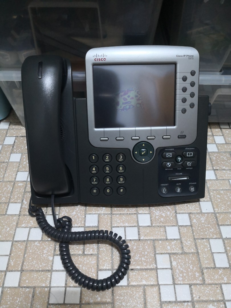 Cisco IP Phone CP—7975G, Computers & Tech, Parts & Accessories ...