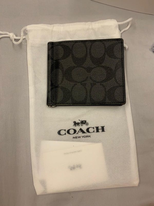 Coach money clip wallet, Luxury, Bags & Wallets on Carousell