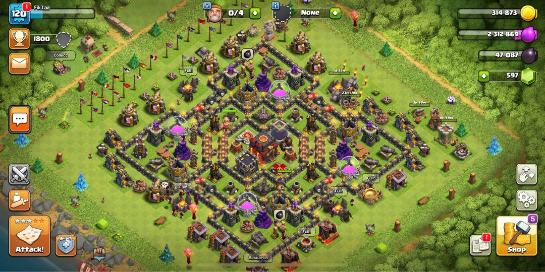 Coc max th9, Video Gaming, Video Games, Xbox on Carousell