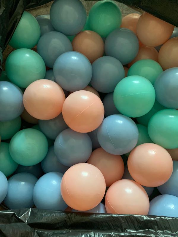 Colourful plastic balls (pastel), Hobbies & Toys, Toys & Games on Carousell