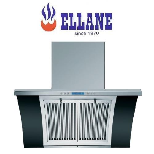 ELLANE EH-2688 90CM STAINLESS STEEL CHIMNEY HOOD WITH ARCH GLASS ...