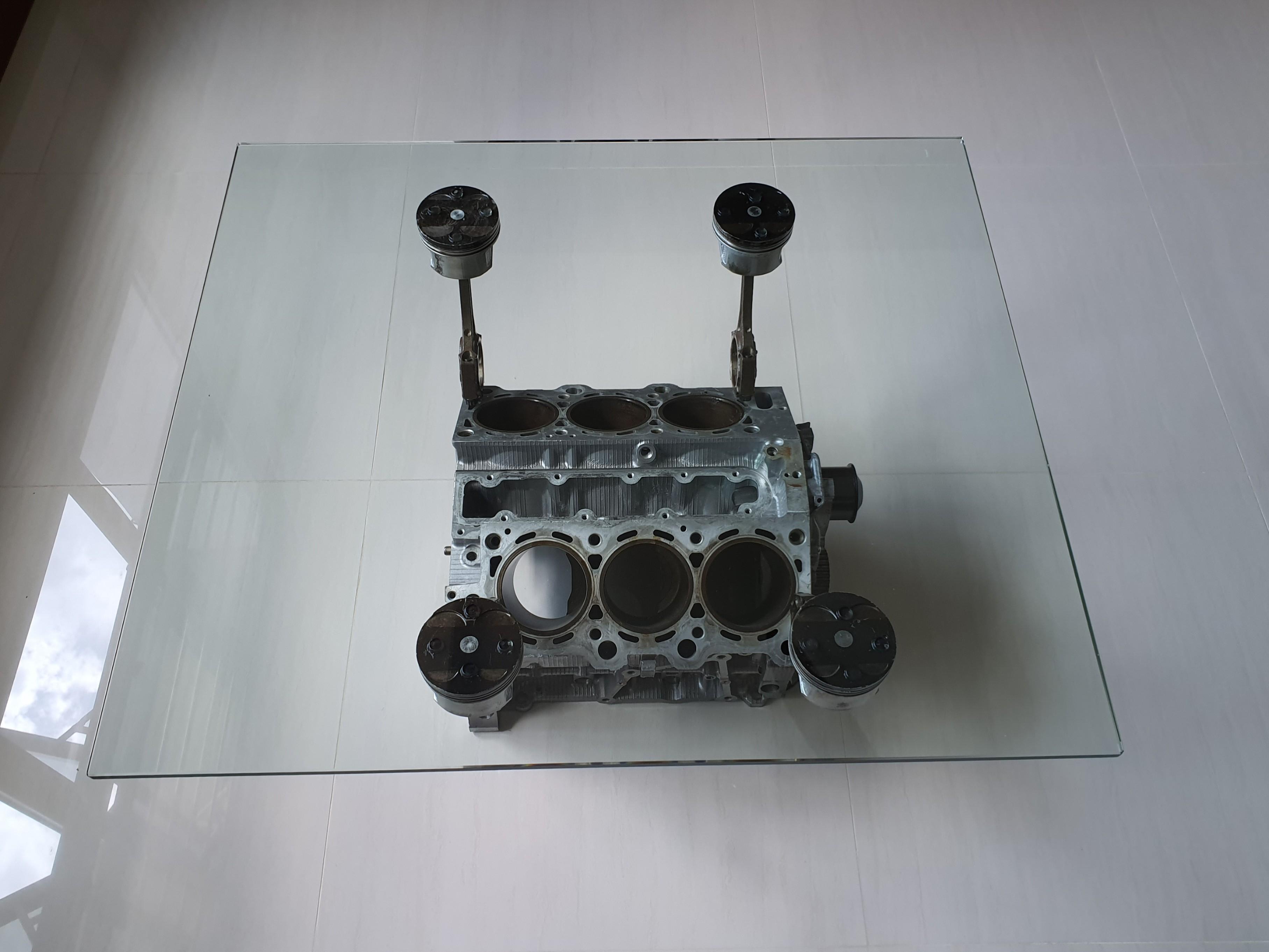 Engine Block Coffee Table, Furniture & Home Living, Furniture, Tables ...