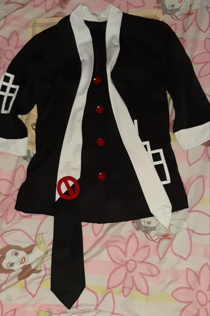 FREE SHIPPING Cute Danganronpa Cosplay, Wig (+ Monokuma Stuffed Toy ...