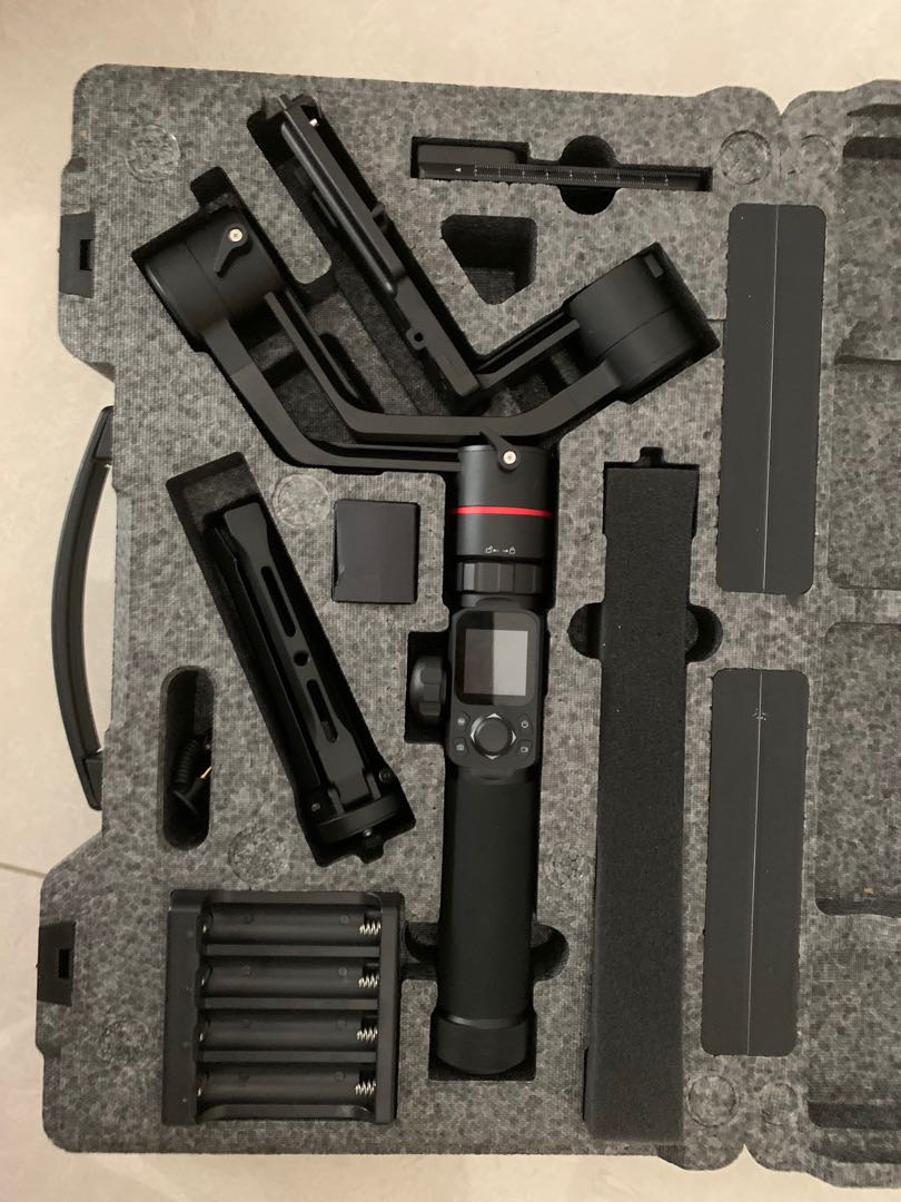Gimbal Feiyu Tech AK2000 complete set, Photography, Video Cameras on ...