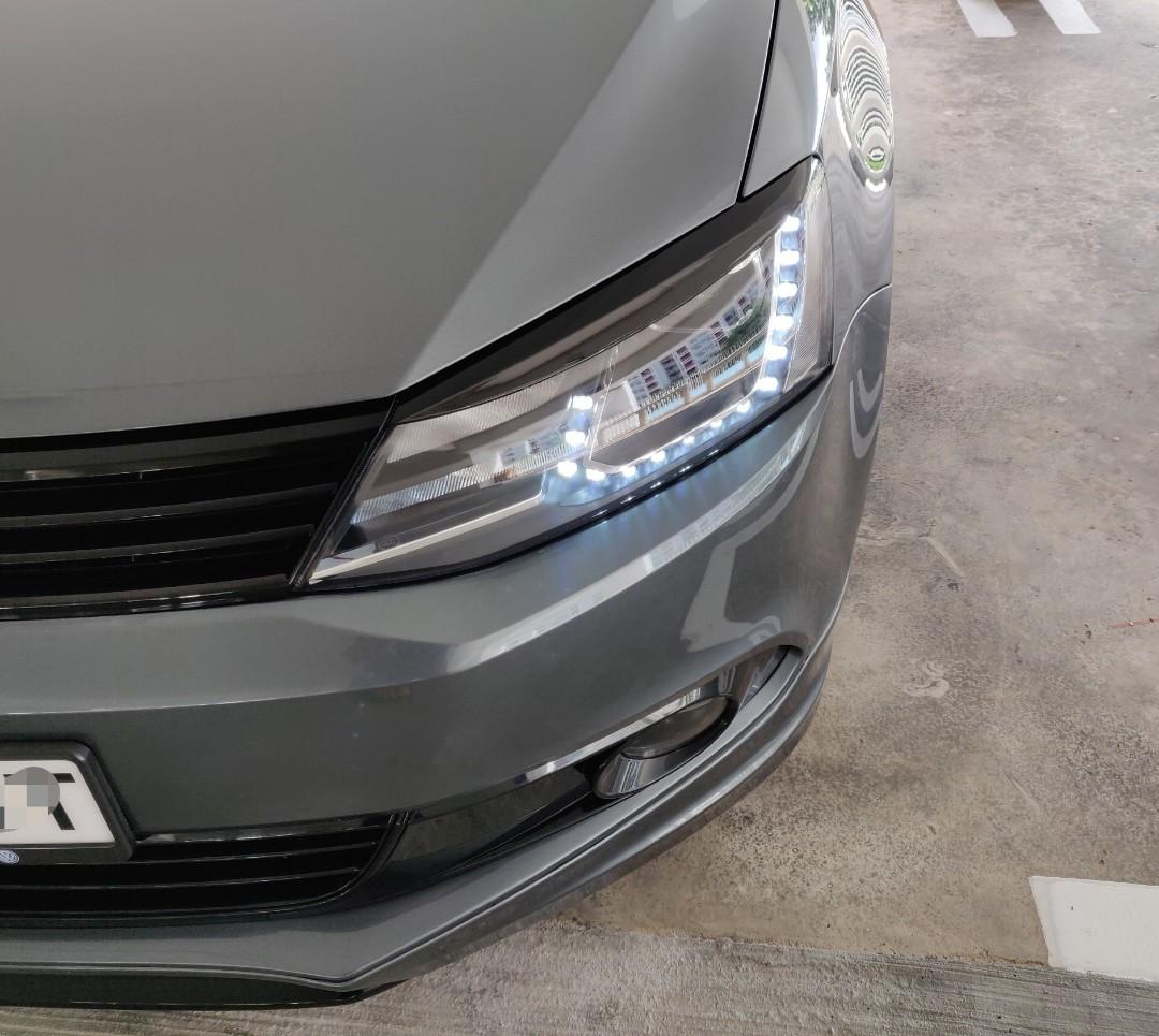 High Quality Piano Black Jetta MK6 Eyelids, Car Accessories ...