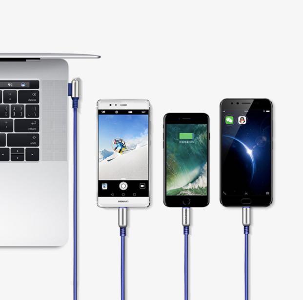 HOCO U17 Capsule 3-in-1 charging cable for Lightning / Micro USB / Type ...