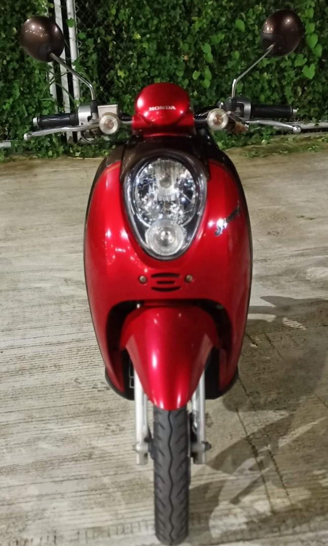 Honda Scoopy Red, Motorbikes, Motorbikes for Sale on Carousell