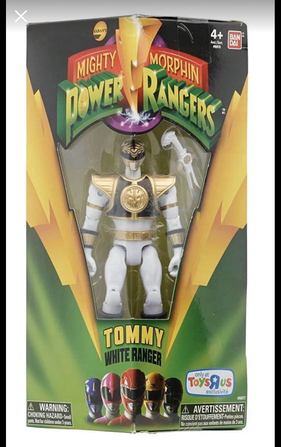 Mighty Morphin Power Rangers Legacy 5-Inch White Ranger Action Figure ...