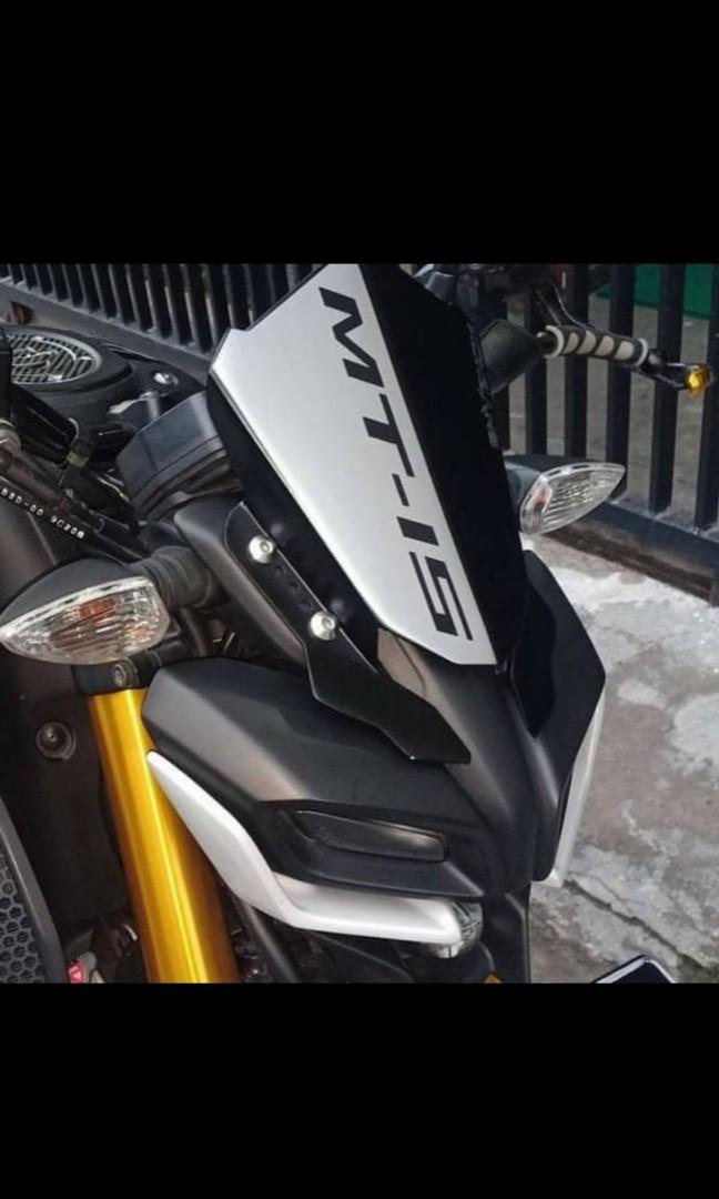 [MT15] Windshield MT15, Motorcycles, Motorcycle Accessories on Carousell