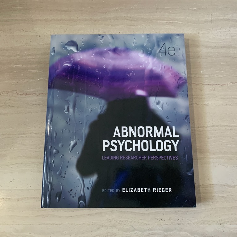 Murdoch Textbook - Abnormal Psychology: Leading Researcher Perspectives ...