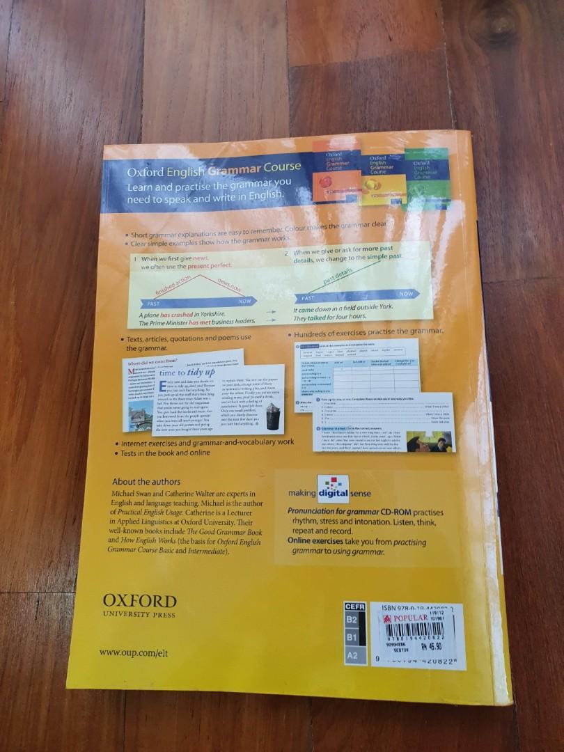 Oxford English Grammar (Intermediate) Course Book, Hobbies & Toys ...