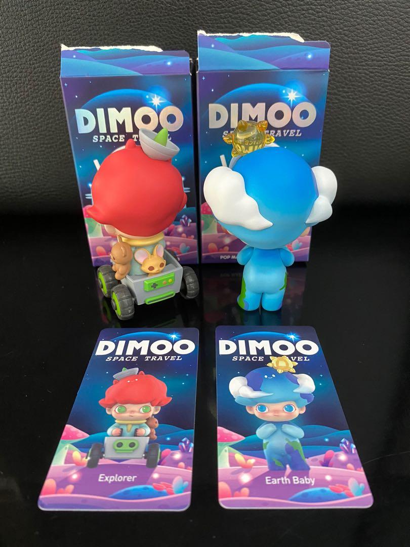 Popmart Dimoo Space Travel series- Explorer and Earth baby, Hobbies ...