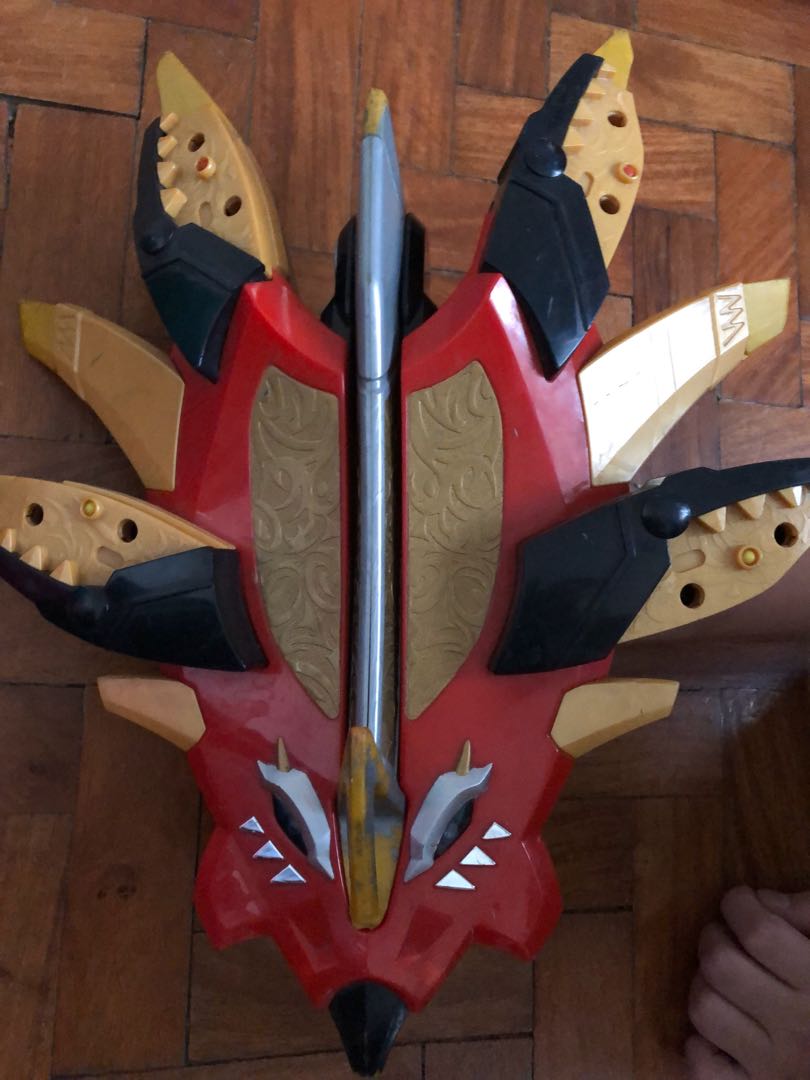 Power ranger shield and sword, Hobbies & Toys, Toys & Games on Carousell