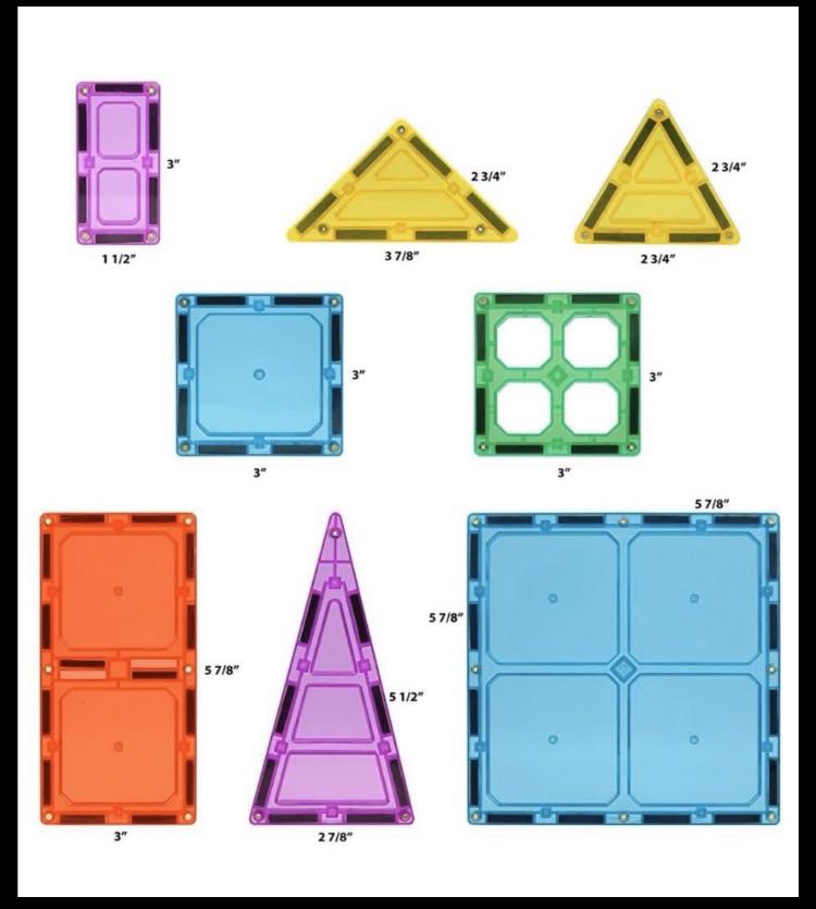 PROMO READY STOCK USA Magnet build deluxe 100 pieces magnatiles ...