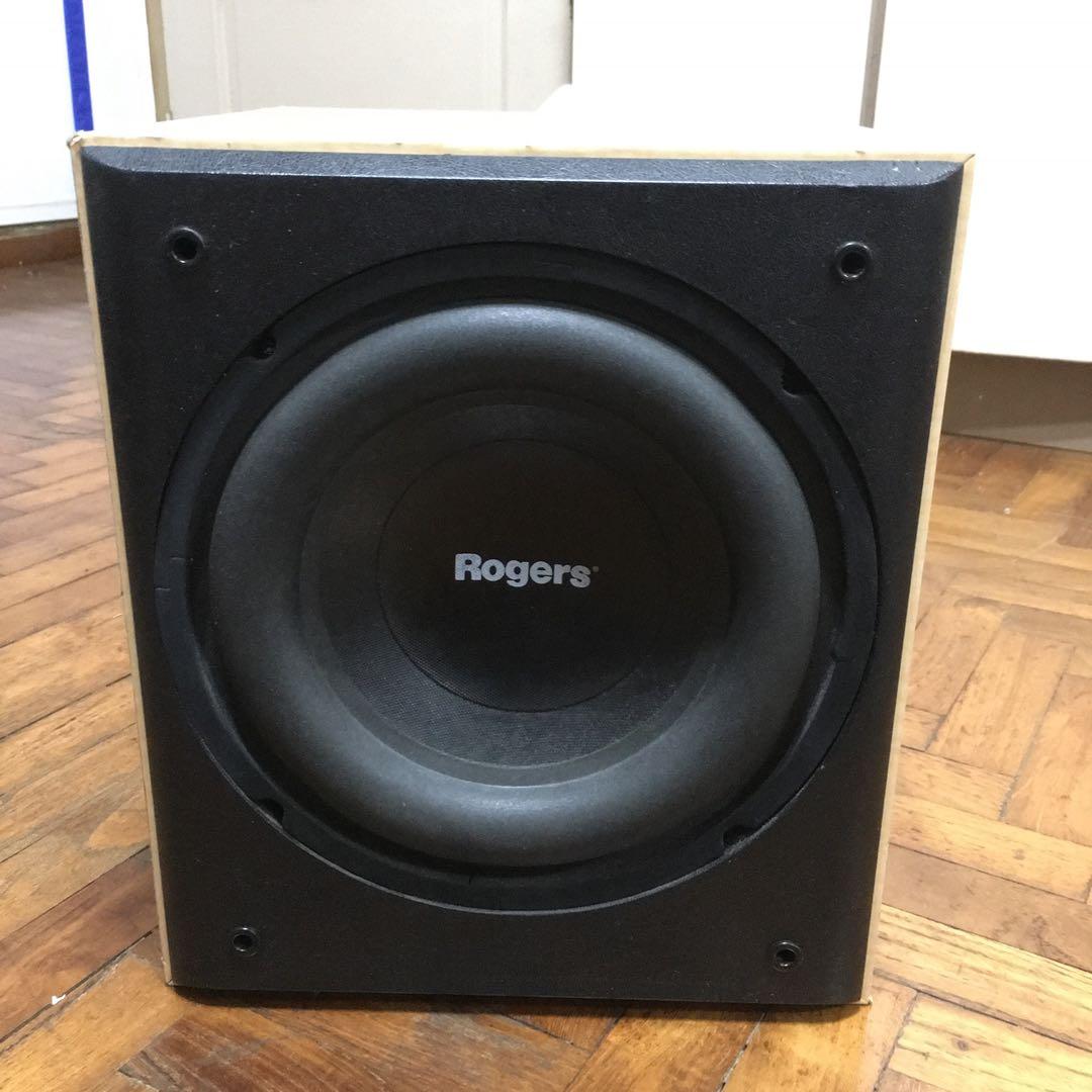 ROGERS ASB100 Active Subwoofer, Audio, Soundbars, Speakers & Amplifiers ...