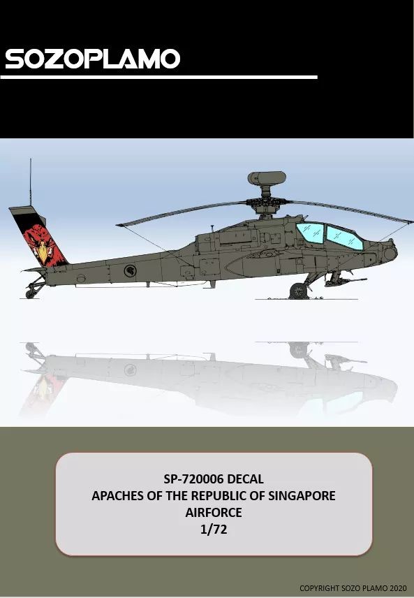 RSAF Apache Decals, 72, 48 and 32 scale, Hobbies & Toys, Toys & Games ...