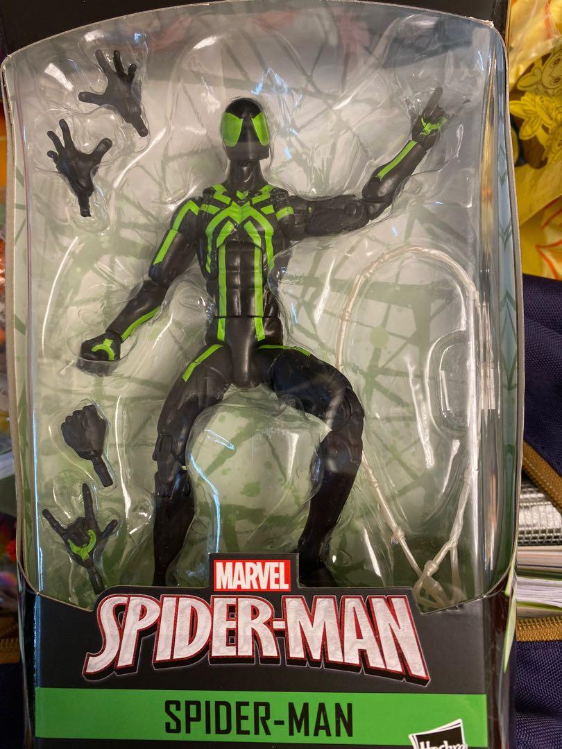 Spiderman Spider-Man marvel legends hasbro green big time avengers, 興趣及 ...