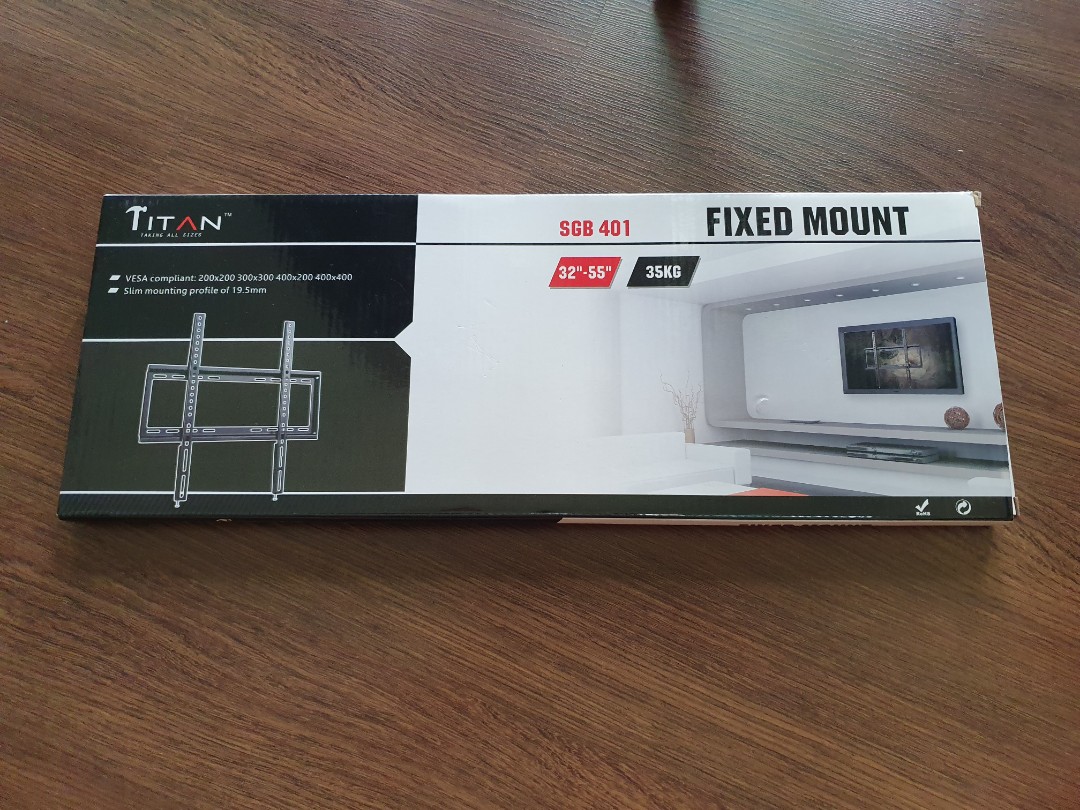 Titan TV Wall mount, TV & Home Appliances, TV & Entertainment, TV Parts ...