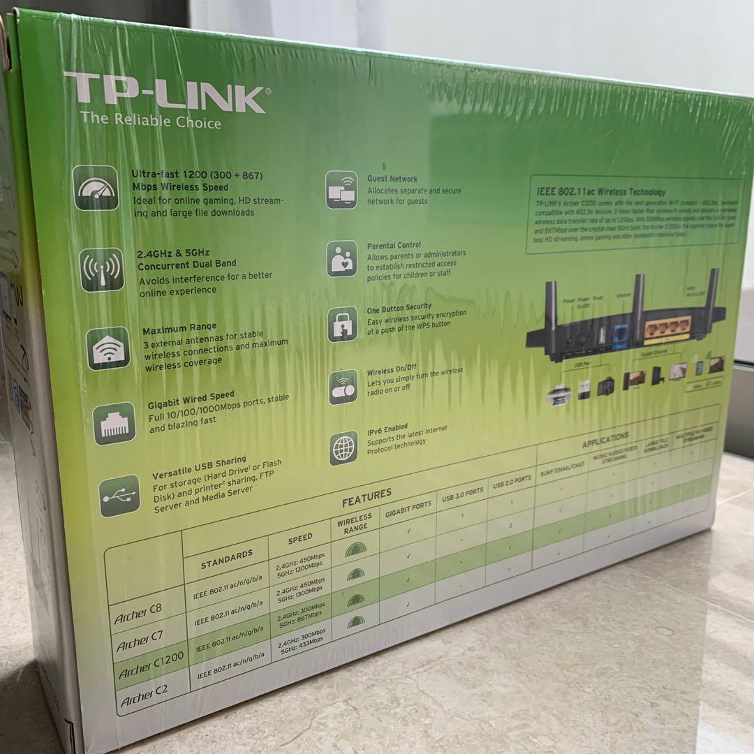 TP-Link Gigabit Router AC1200, Computers & Tech, Parts & Accessories ...