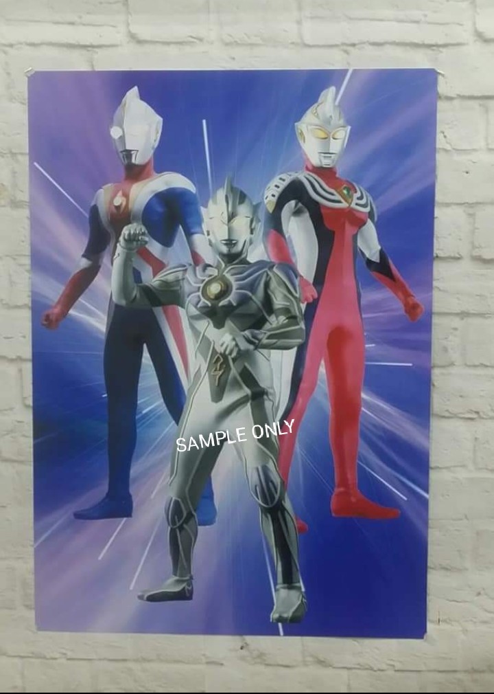 ULTRAMAN POSTER, HOME WALL ART, Hobbies & Toys, Collectibles ...