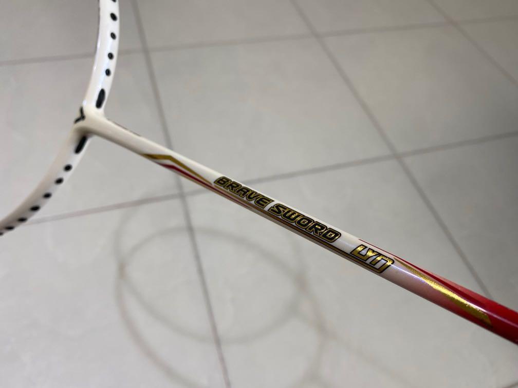 Victor Bravesword LYD badminton racket, Sports Equipment, Sports ...