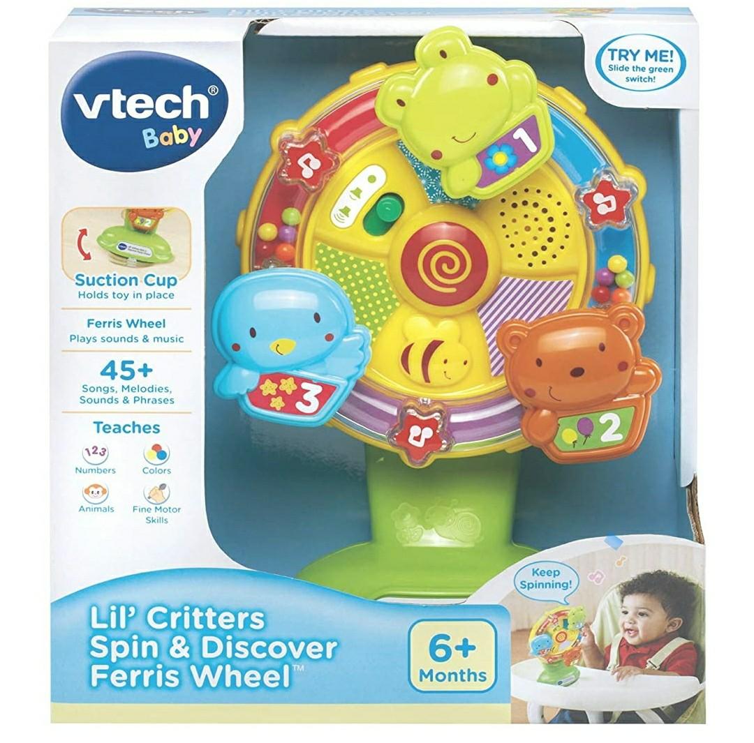 VTech Baby Lil' Critters Spin and Discover Ferris Wheel, Babies & Kids ...