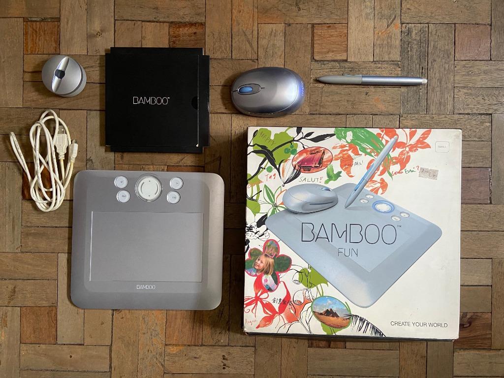Wacom Bamboo Fun Small USB Pen Tablet with Cordless Pen, Mobile Phones ...
