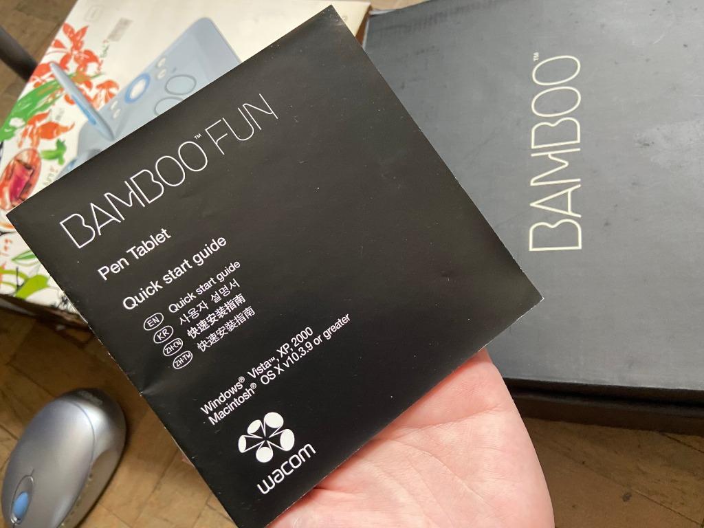 Wacom Bamboo Fun Small USB Pen Tablet with Cordless Pen, Mobile Phones ...