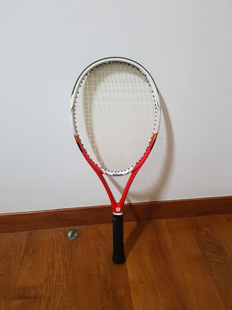 Wilson Federer Pro 105, Sports Equipment, Sports & Games, Racket & Ball ...