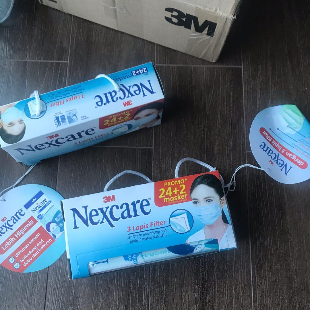 3M Nexcare Surgical Daily Mask, Health & Nutrition, Face Masks & Face ...