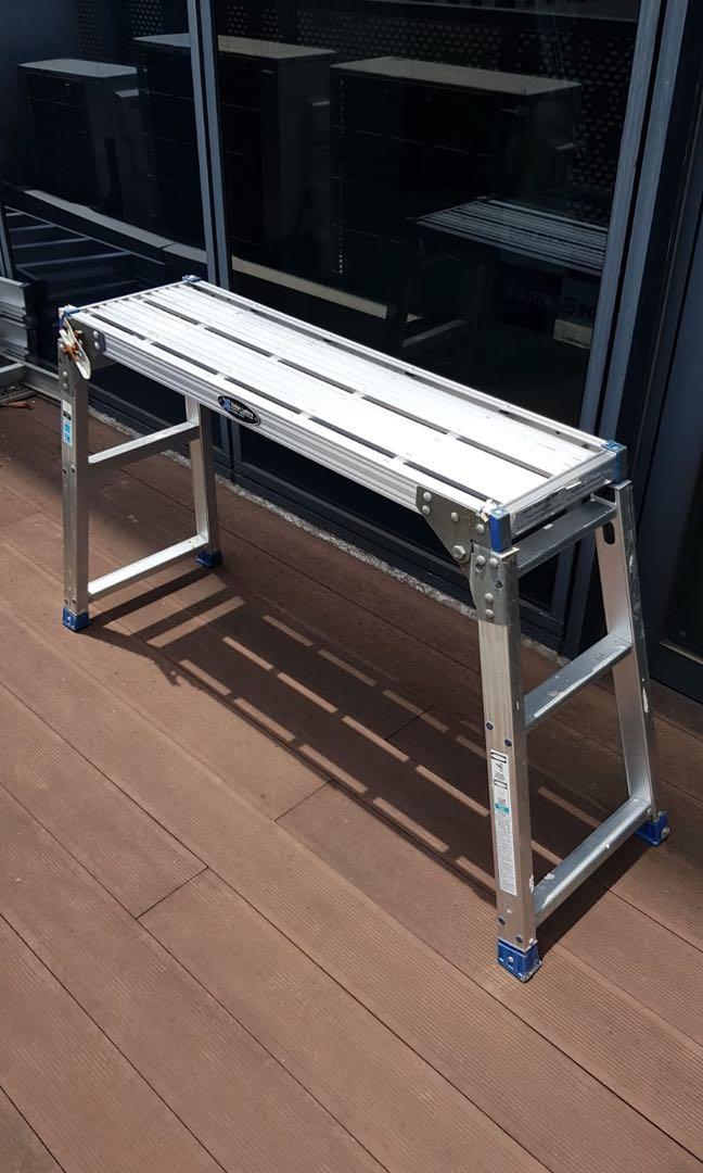 Aluminium Work Platform Drywall Aluminium Folding Work Bench|Portable ...