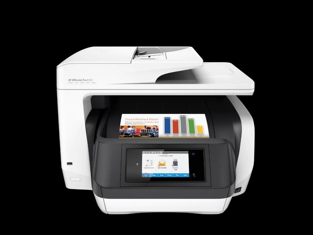 BNIB - Laser Printer HP OfficeJet Pro 8720 All-in-One Printer (D9L19A ...