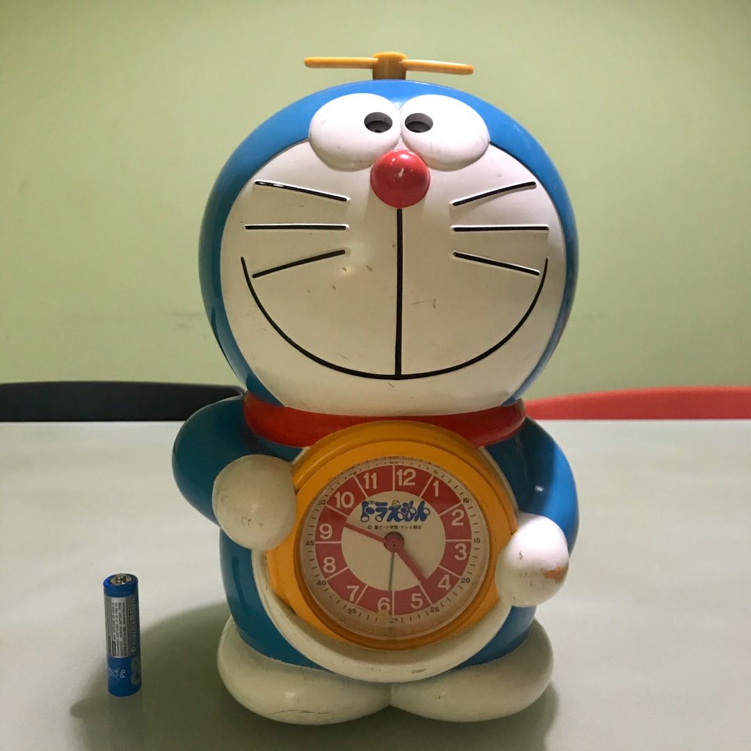 Doraemon Clock (Faulty), Hobbies & Toys, Toys & Games on Carousell