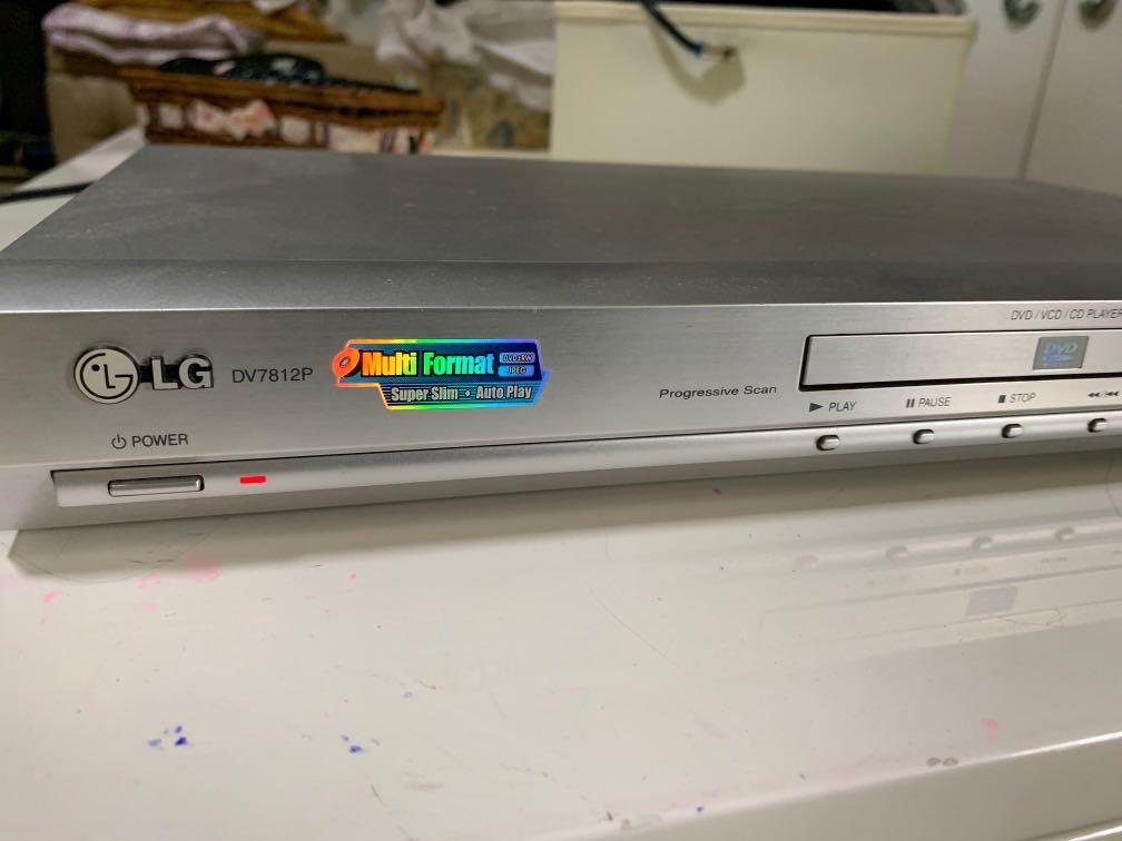 DVD Player LG MULTI FORMAT SUPER SLIM AUTOPLAY DVD/RW/JPEG/VCD/CD, TV ...