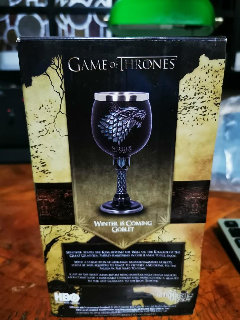 Game of Thrones goblet- winter is coming., Hobbies & Toys, Toys & Games ...