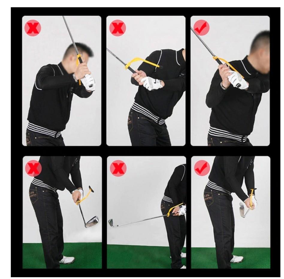 Golf Swing Trainer Beginner Gesture Alignment Training Gym Fitness Aid ...
