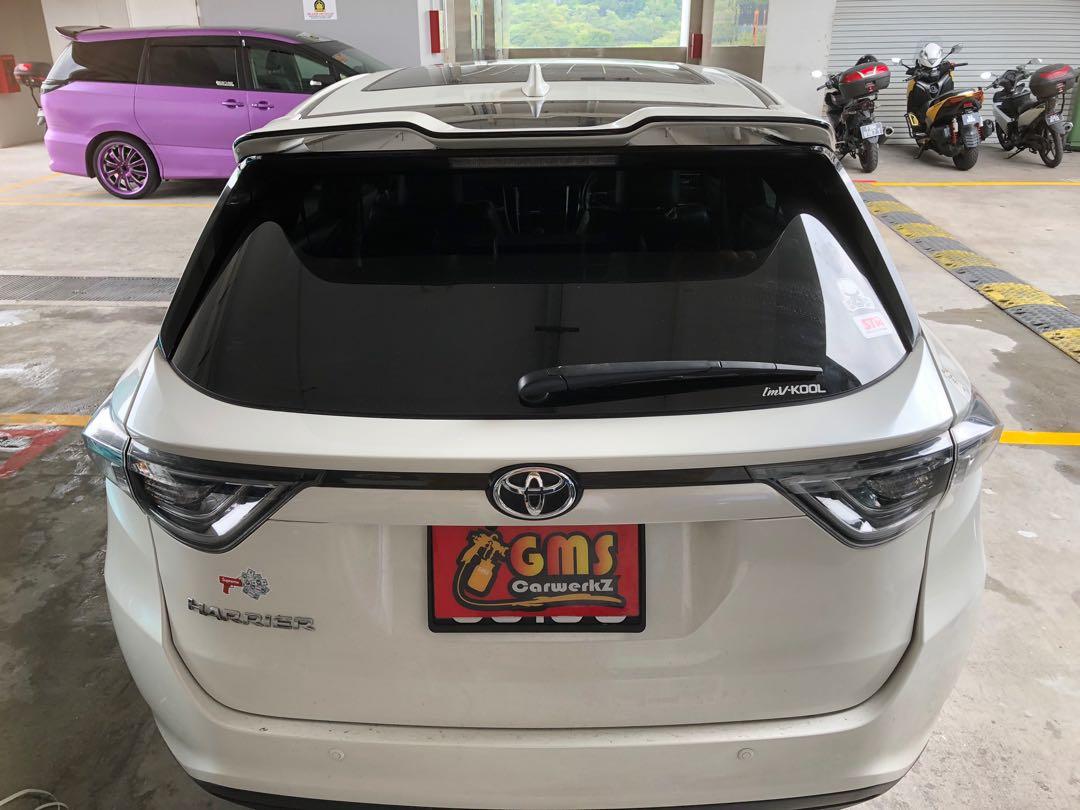GMS # Harrier spoiler, Car Accessories, Accessories on Carousell