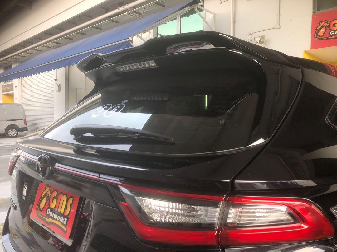 GMS # Harrier spoiler, Car Accessories, Accessories on Carousell