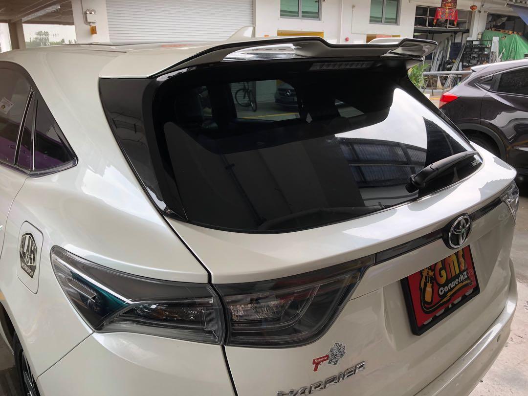 GMS # Harrier spoiler, Car Accessories, Accessories on Carousell