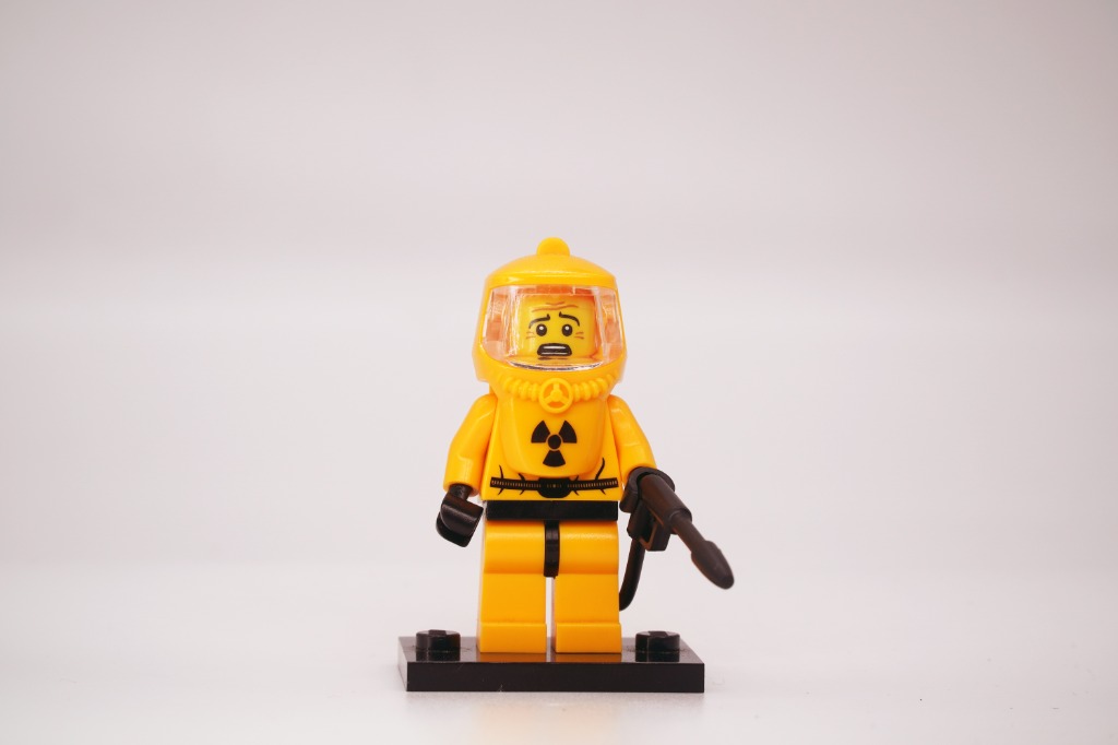 LEGO MINFIGURE CMF SERIES 4 HAZMAT GUY, Hobbies & Toys, Toys & Games on ...