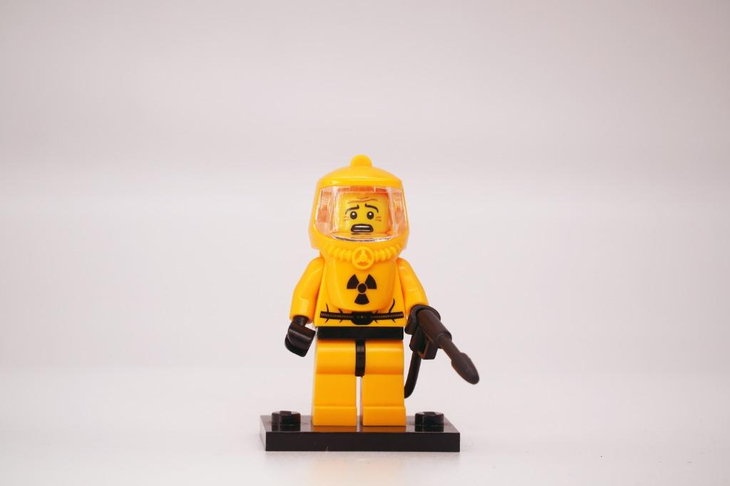 LEGO MINFIGURE CMF SERIES 4 HAZMAT GUY, Hobbies & Toys, Toys & Games on ...