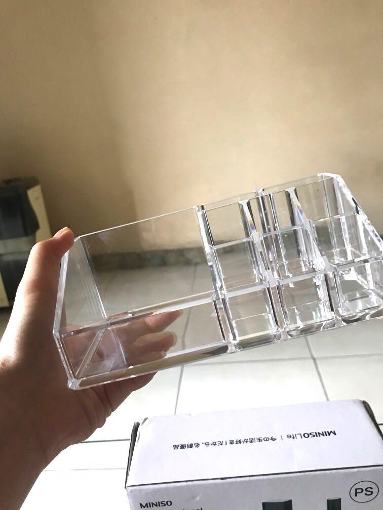 Miniso Makeup Organizer, Perabotan Rumah di Carousell