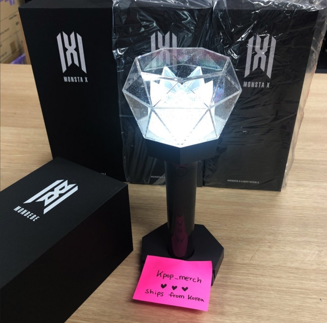 Monsta X Official Lightstick Ver 2 (Can do COD), Hobbies & Toys ...