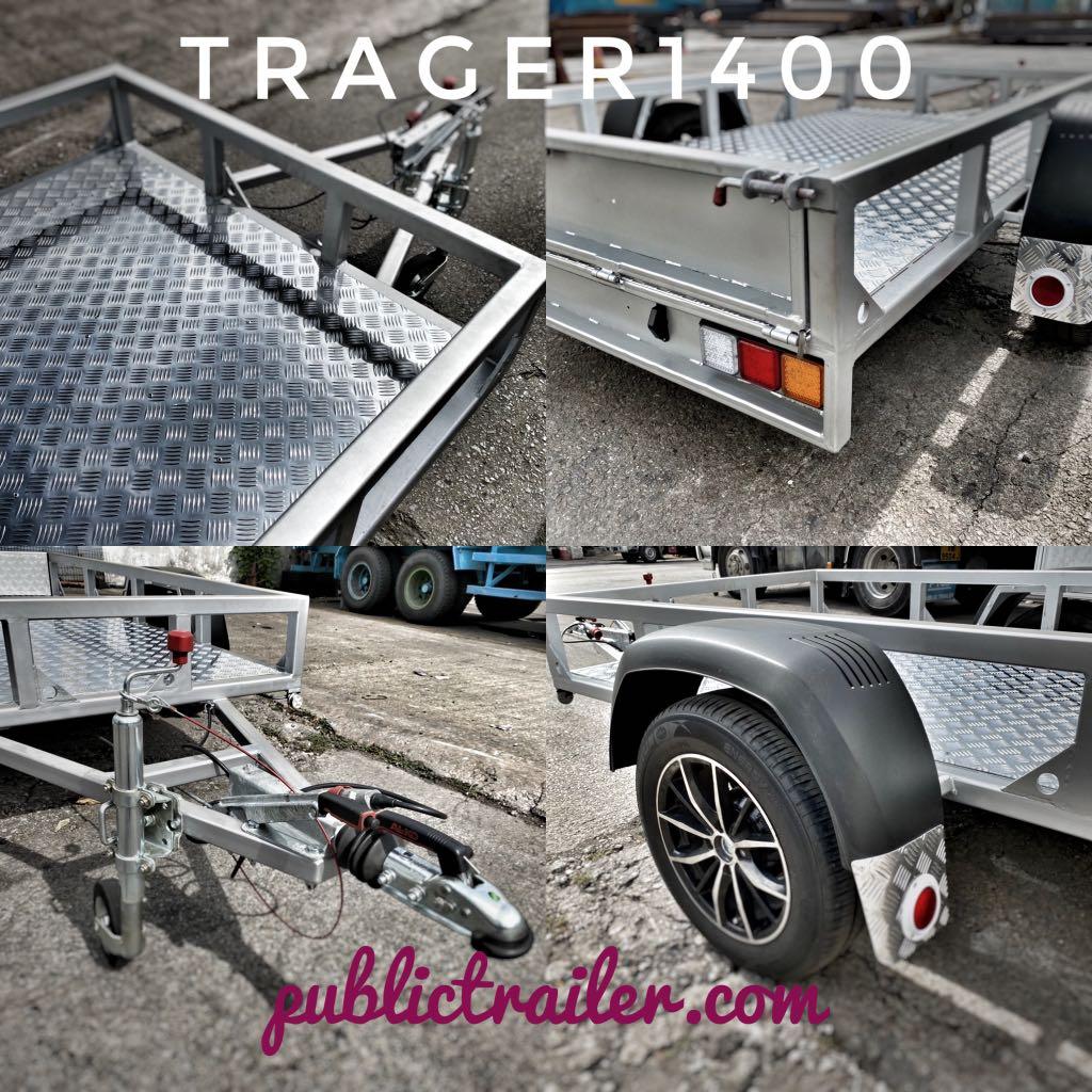Motorcycle Trailer (Trager1400, 3-Bike), Motorcycles, Motorcycle ...