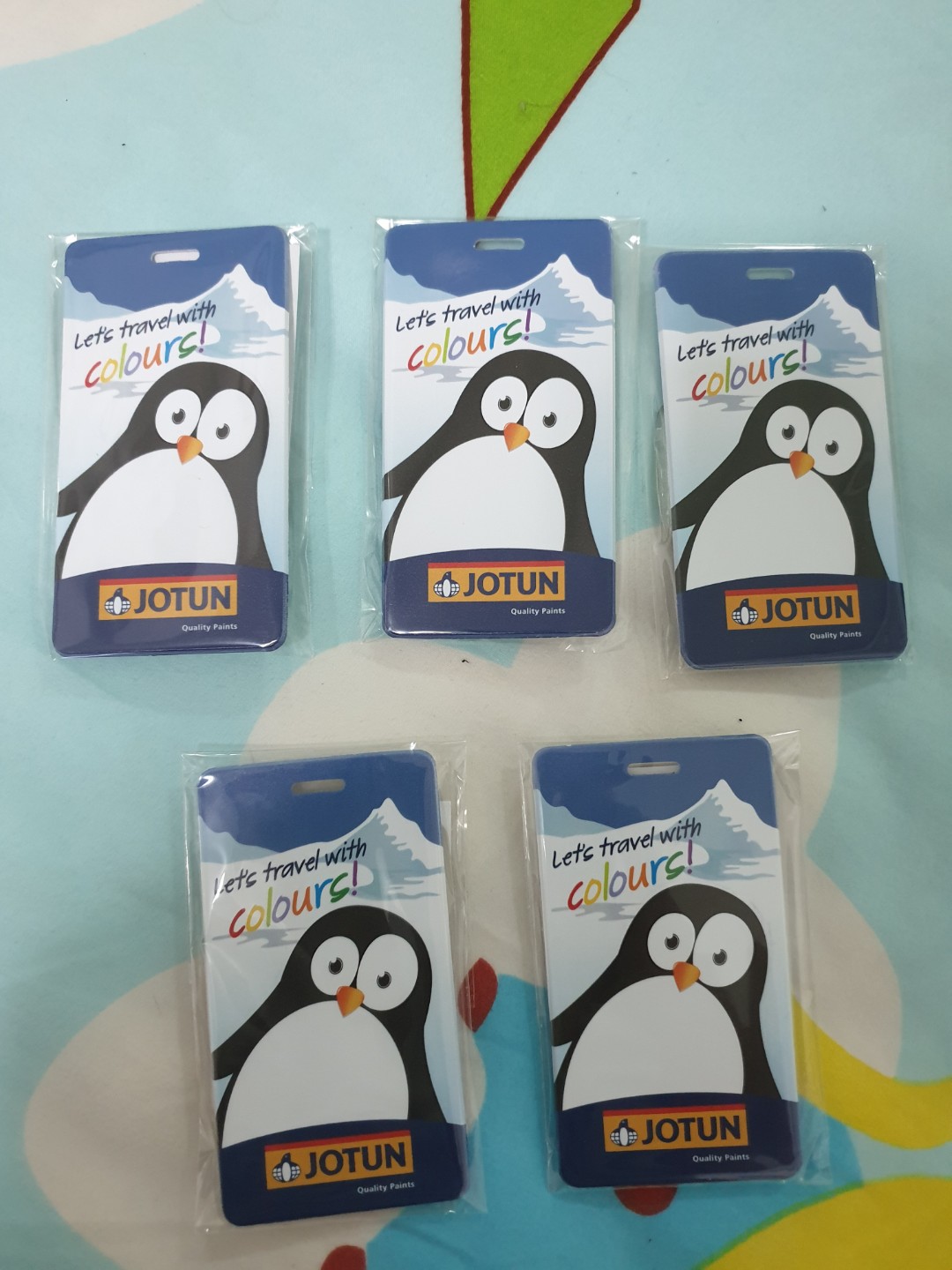 Penguine luggage tag, Hobbies & Toys, Travel, Luggage on Carousell