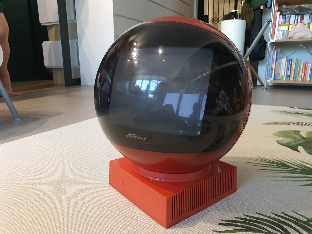 [Rare Working Condition!] JVC CRT Videosphere Television, Hobbies ...